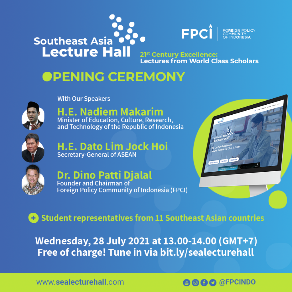 Southeast Asia Lecture Hall – 21st Century Excellence: Lectures from ...